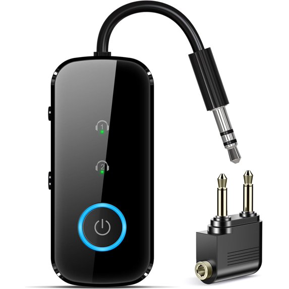 Premium Pro Bluetooth 5.4 Transmitter Receiver,Airplane Audio Adapter ...