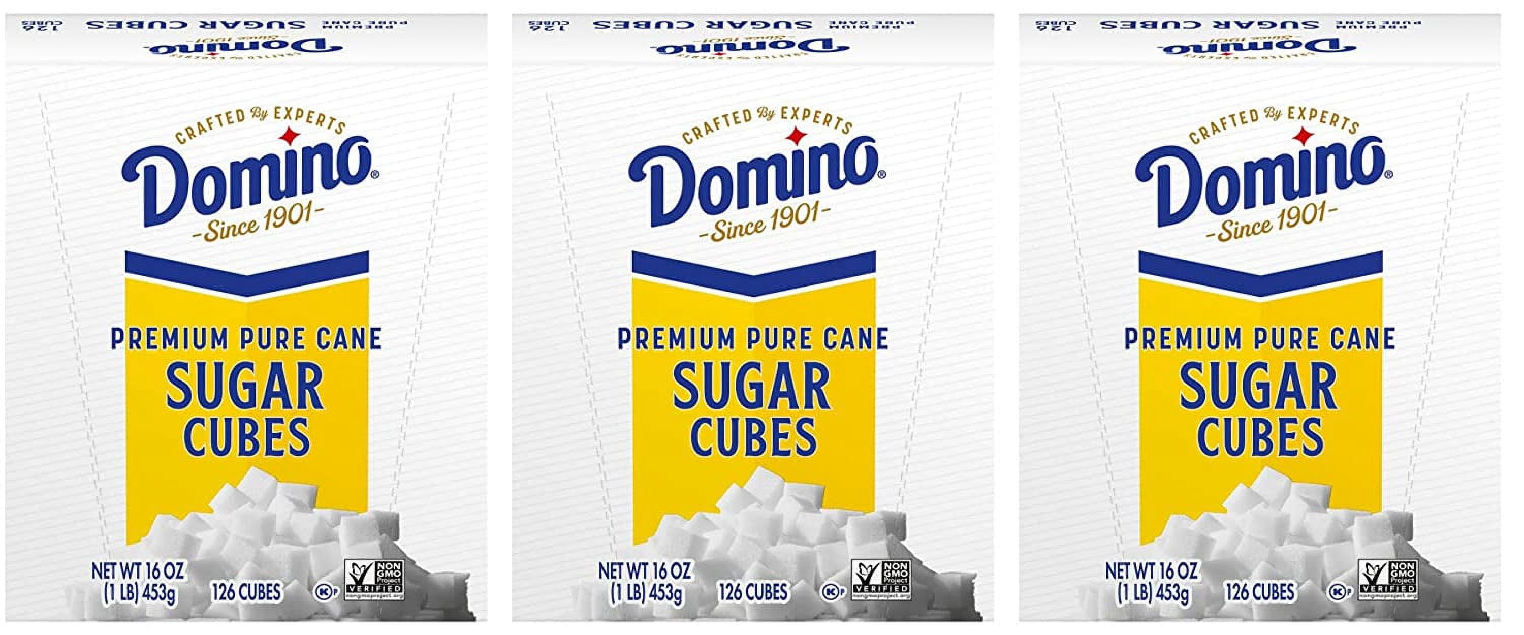 Premium Pure Cane Sugar Cubes, 3 Lb E-Commerce Pack (1 Lb Box, 126 ...