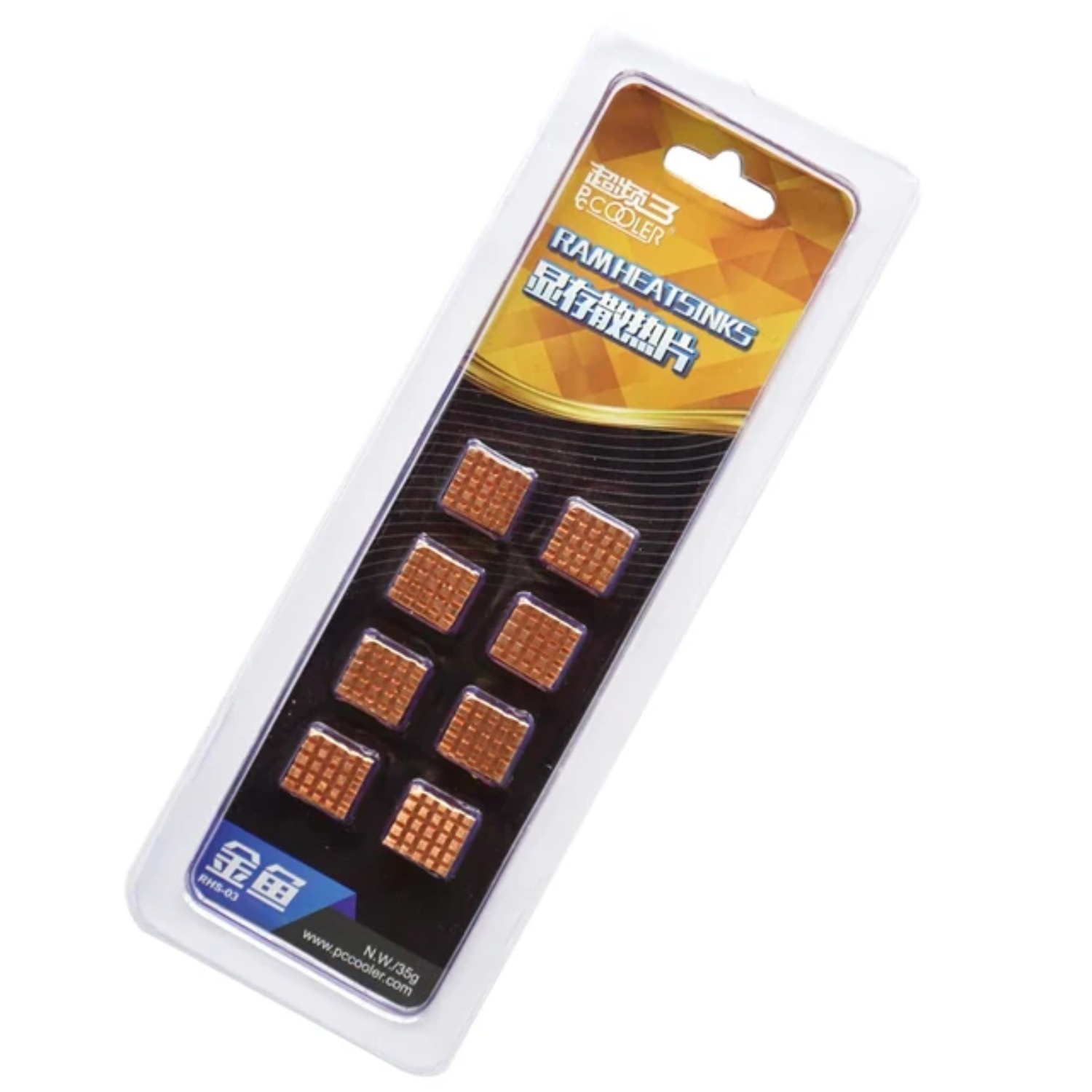 Premium Pure Copper Goldfish Graphics Card Memory Heat Sink with North ...