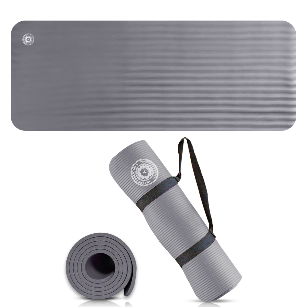 Crown Sporting Goods Yoga Mat Cargo Carrier with Adjustable Straps, Red ...