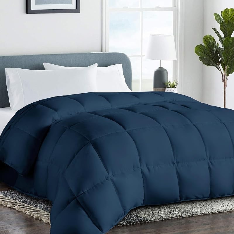 Premium Queen Size Comforter All Season Quilted Down Alternative Duvet ...