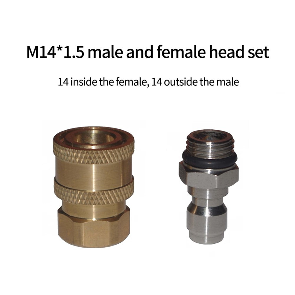 Premium Quick Plug/Thread M14*1 5 Coupling For High Pressure Water Guns ...