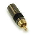 Premium RCA PLUG Connector, Self-Solder, Gold Plated: Electronics ...