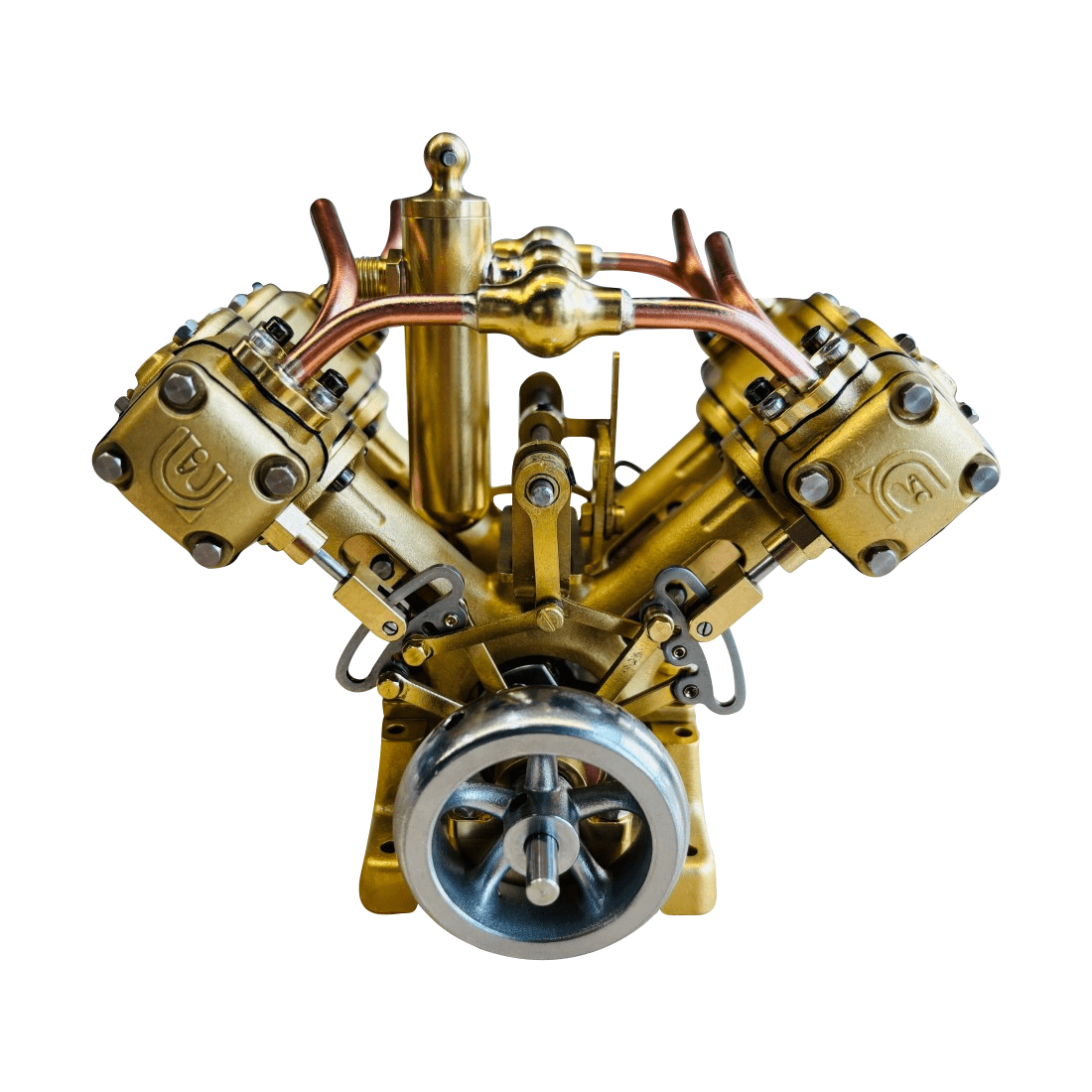 Premium RW-V4 Cylinder Steam Engine Model, 2800 RPM High Torque Boat ...