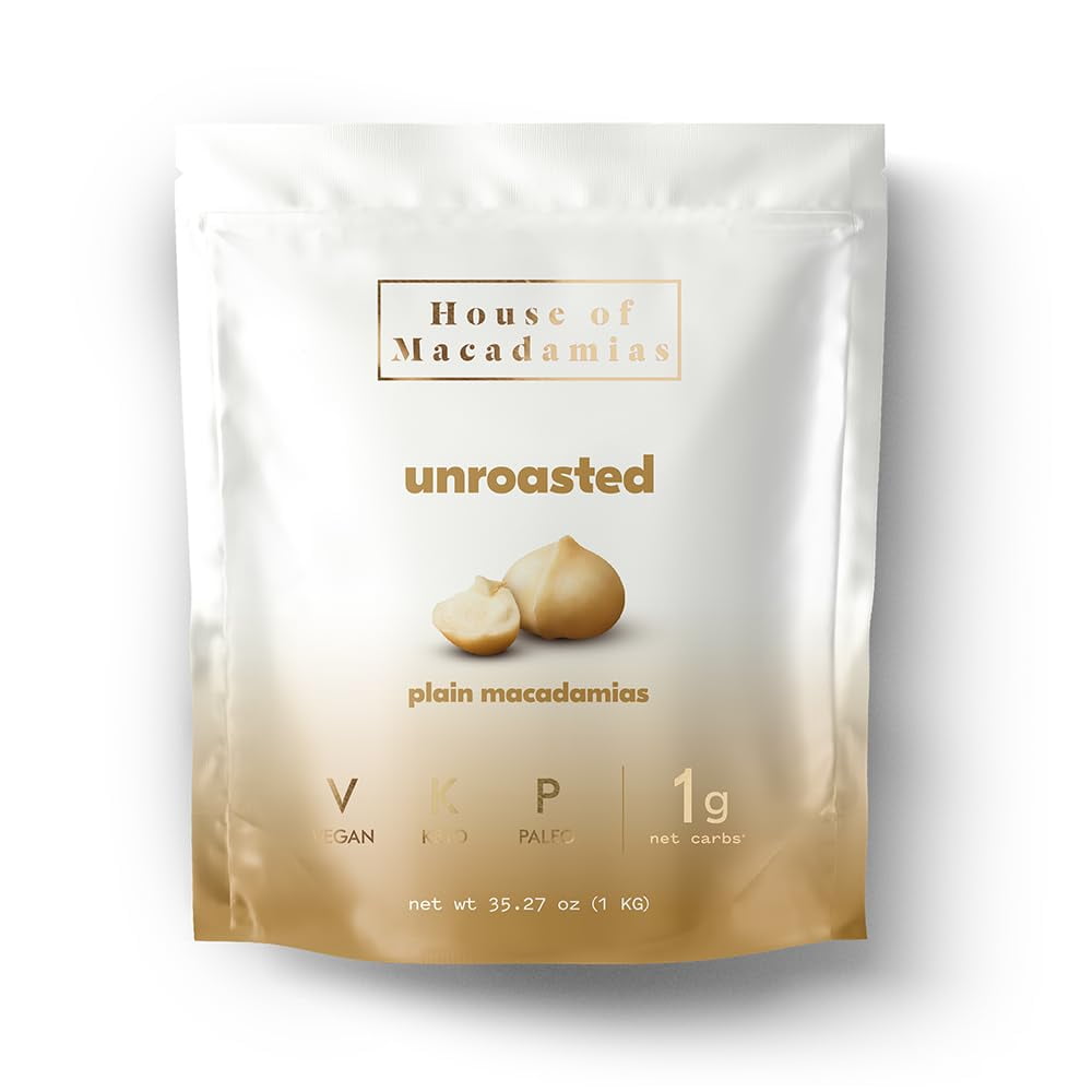 , Premium Raw Macadamia Nuts, Unroasted, Shelled, Bulk Nuts, Unsalted ...