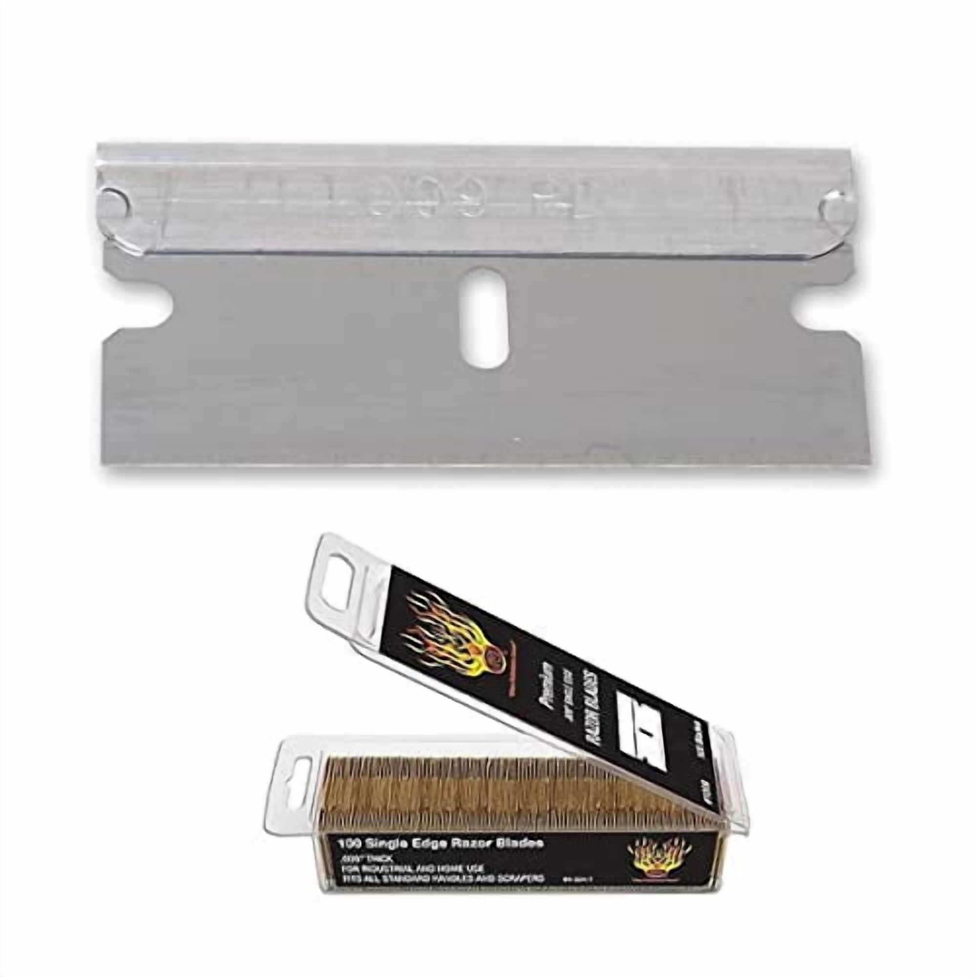 Premium Razor Blades Single Edge 0.009" - 100 pieces - Walmart.com