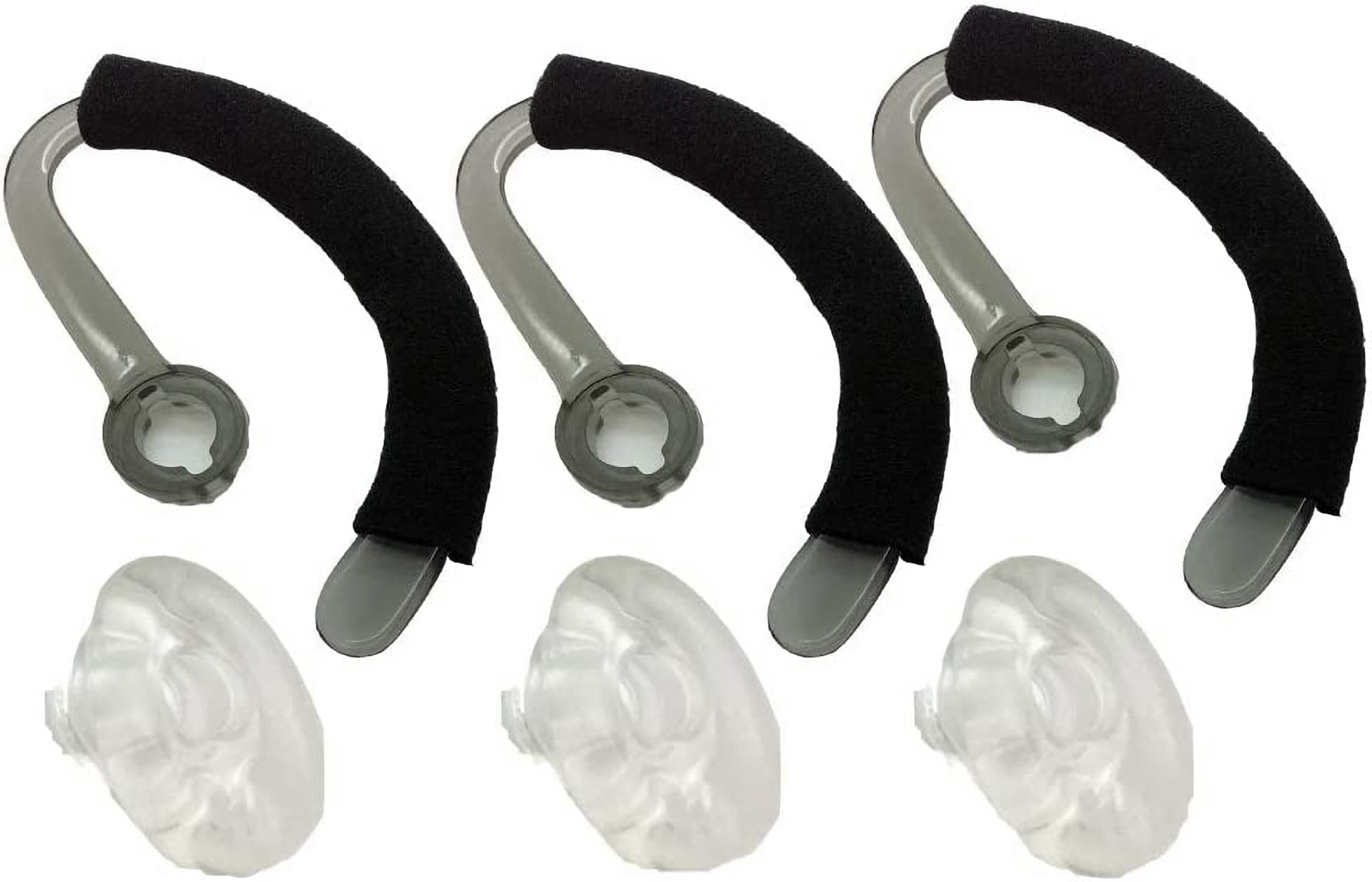 Premium Replacement Earbuds Ear Tips + Ear Hook Loops + Foam Spare ...