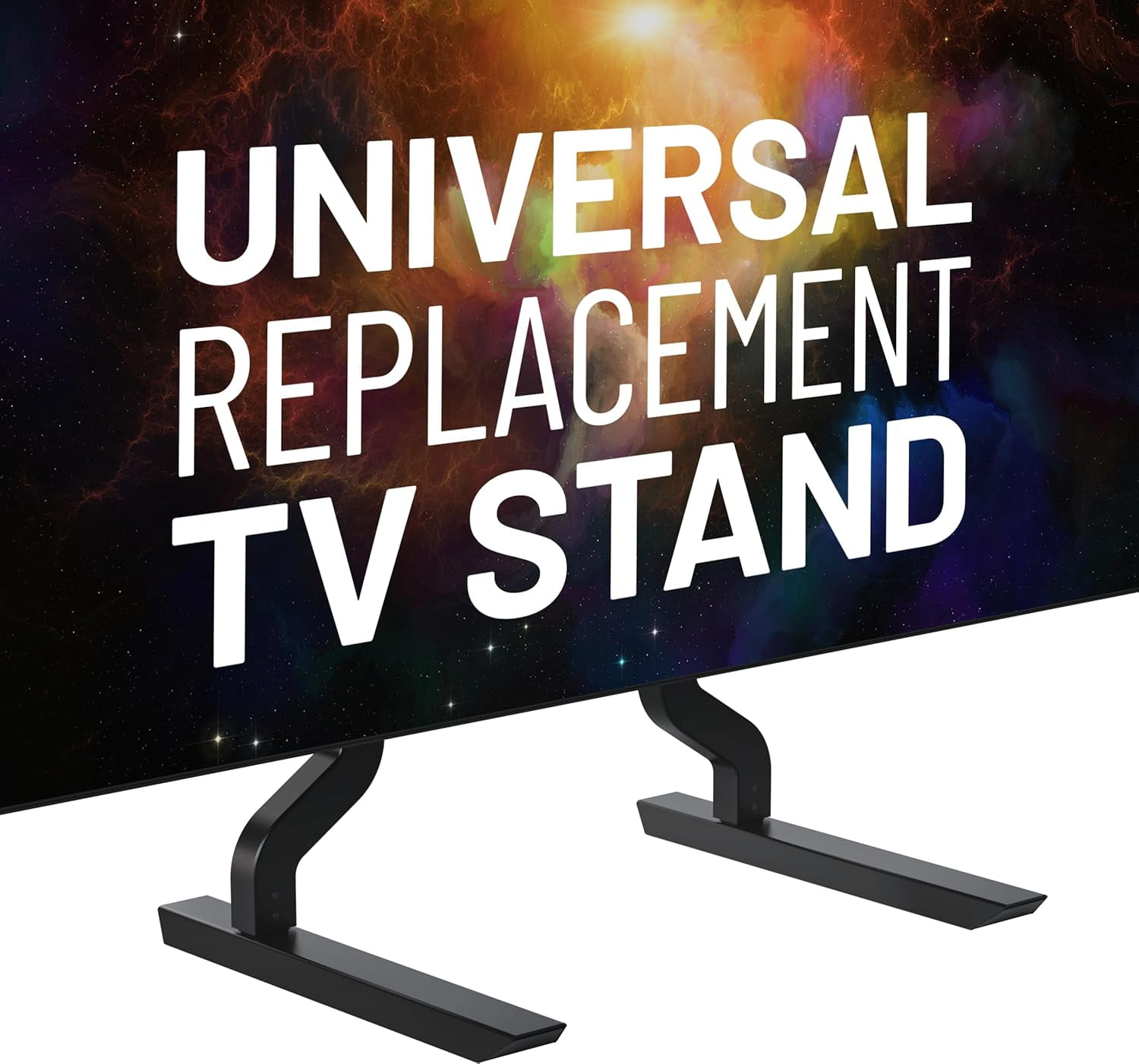 Premium Replacement TV Stand for 55"-86" Screens - Angled Feet Give ...