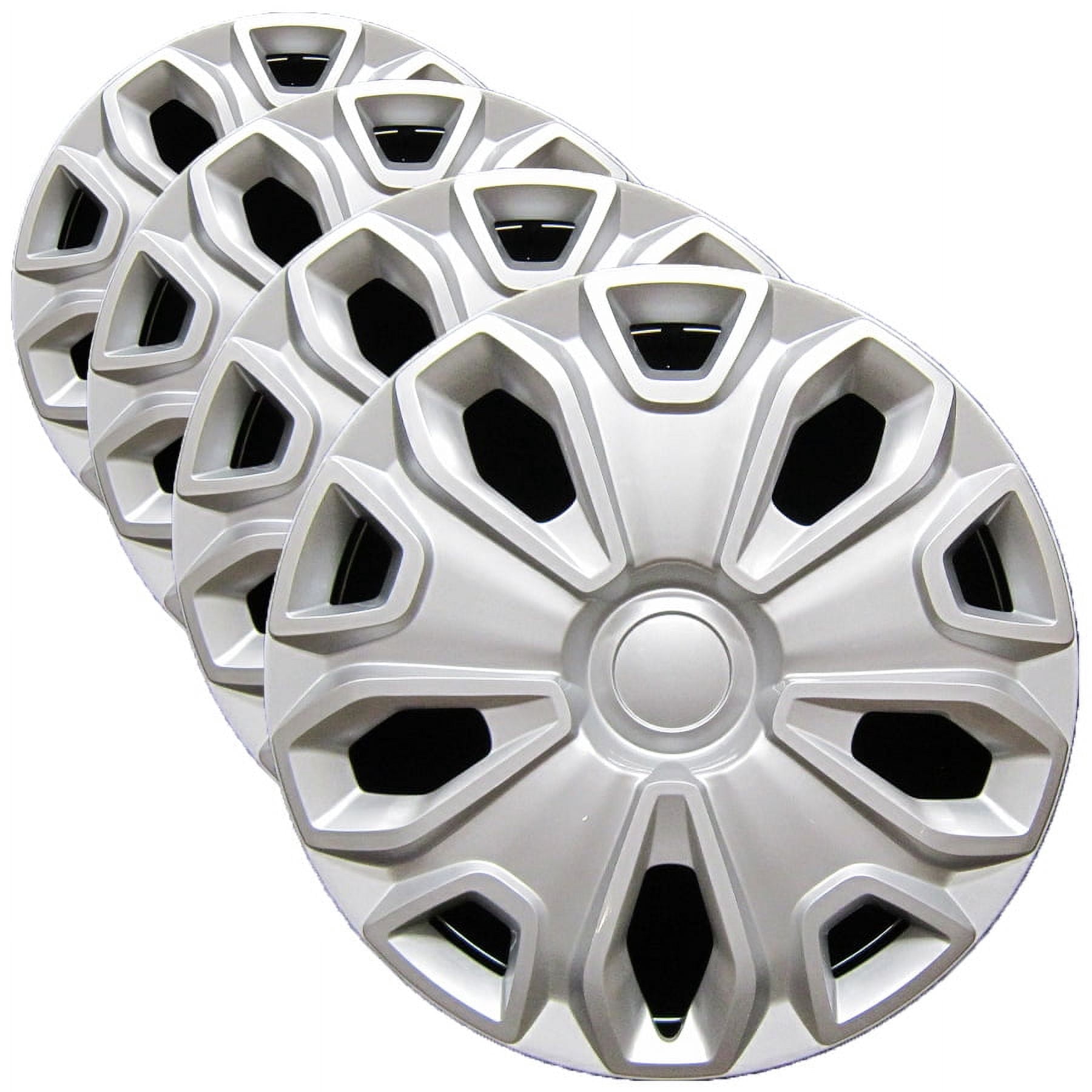 Premium Replica Hubcap Set, Replacement for Ford Transit 2015-2019, 16 ...