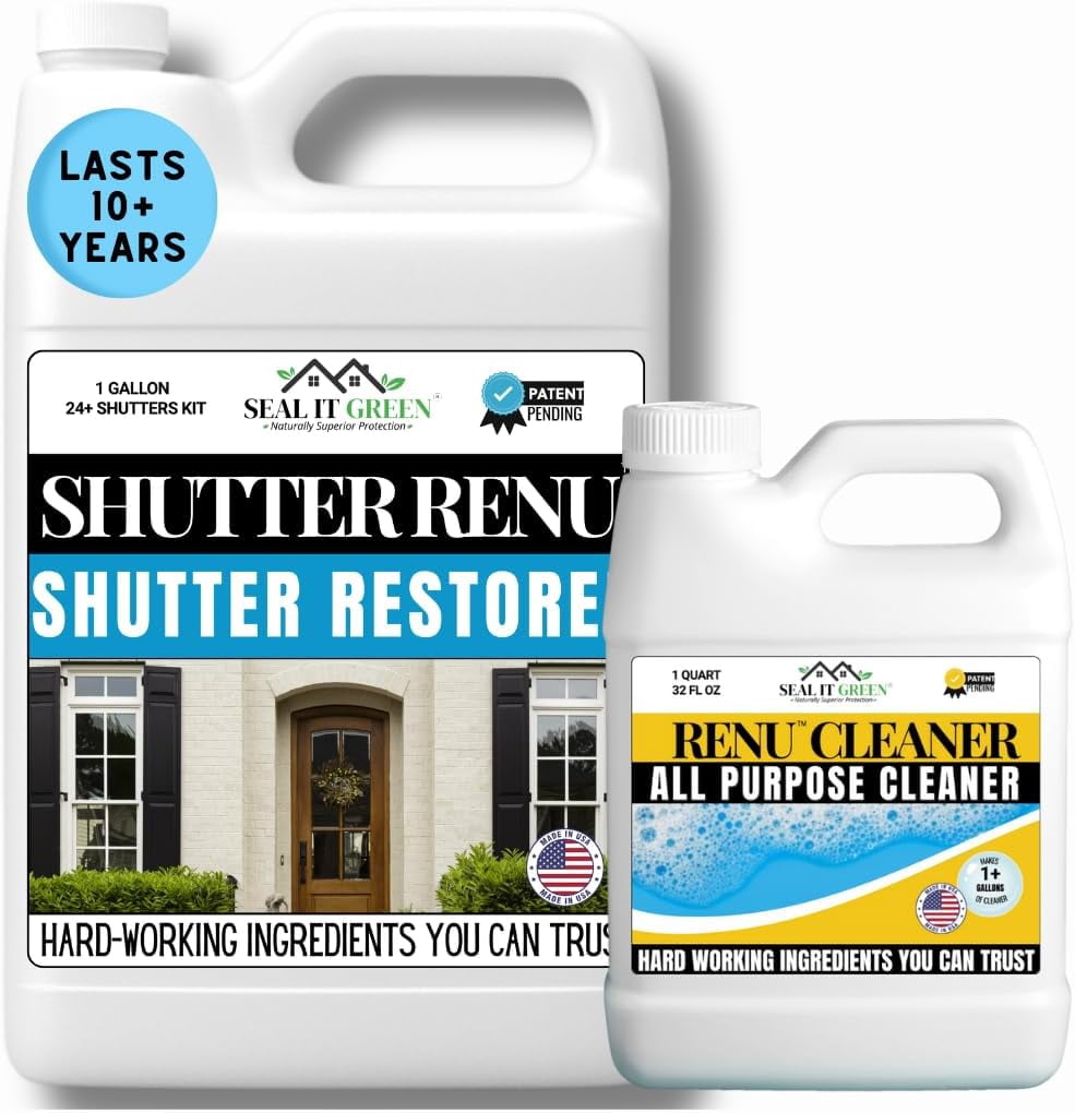 Premium Restorer-Restores Original Color & Rejuvenates Faded Shutters ...