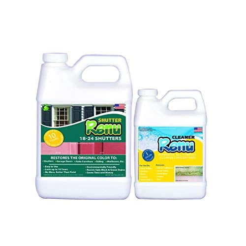 Premium Restorer - Restores Original Color & Rejuvenates Faded Shutters ...