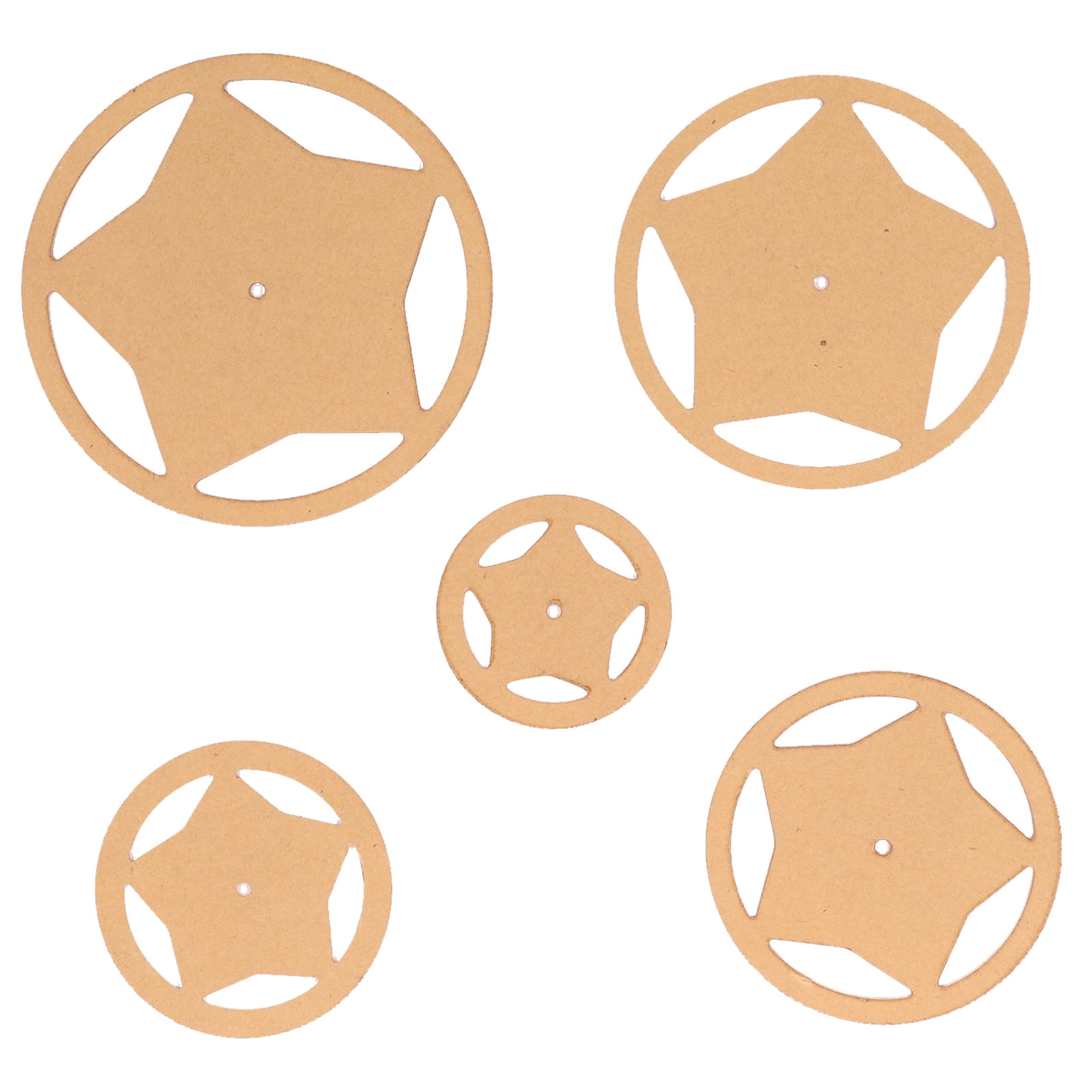 Premium Reusable Tools for Quilting Templates, Mixed Designs 5-Piece ...