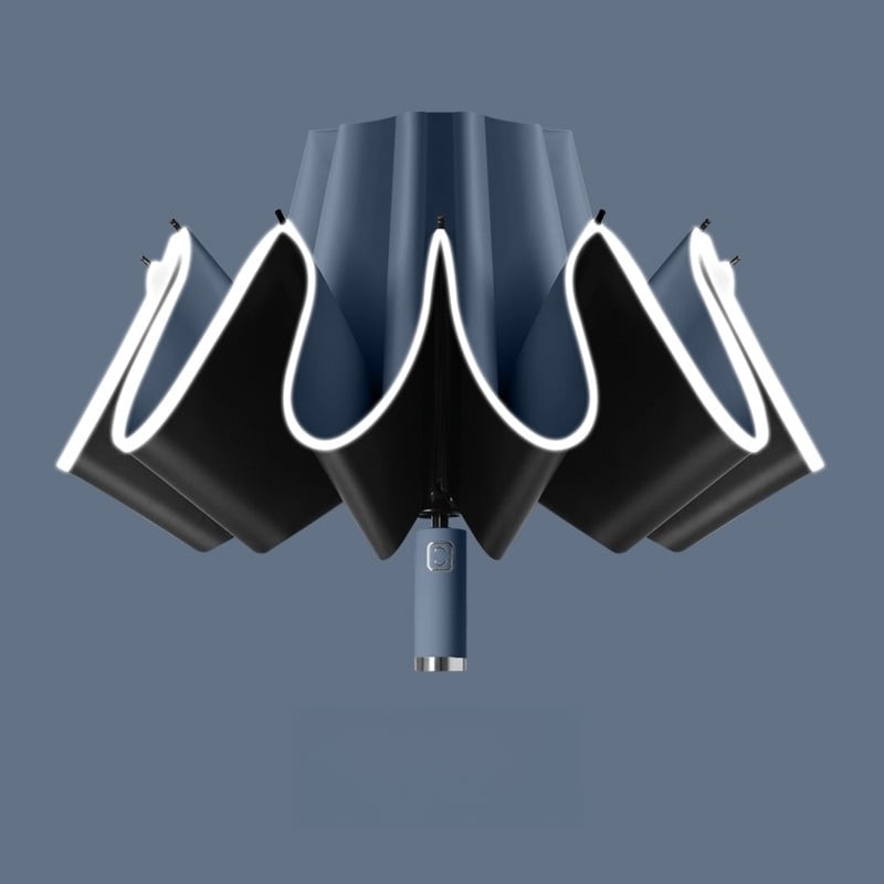 Premium Reverse Automatic Umbrella UPF50+ Sun Rain Dual Protection ...