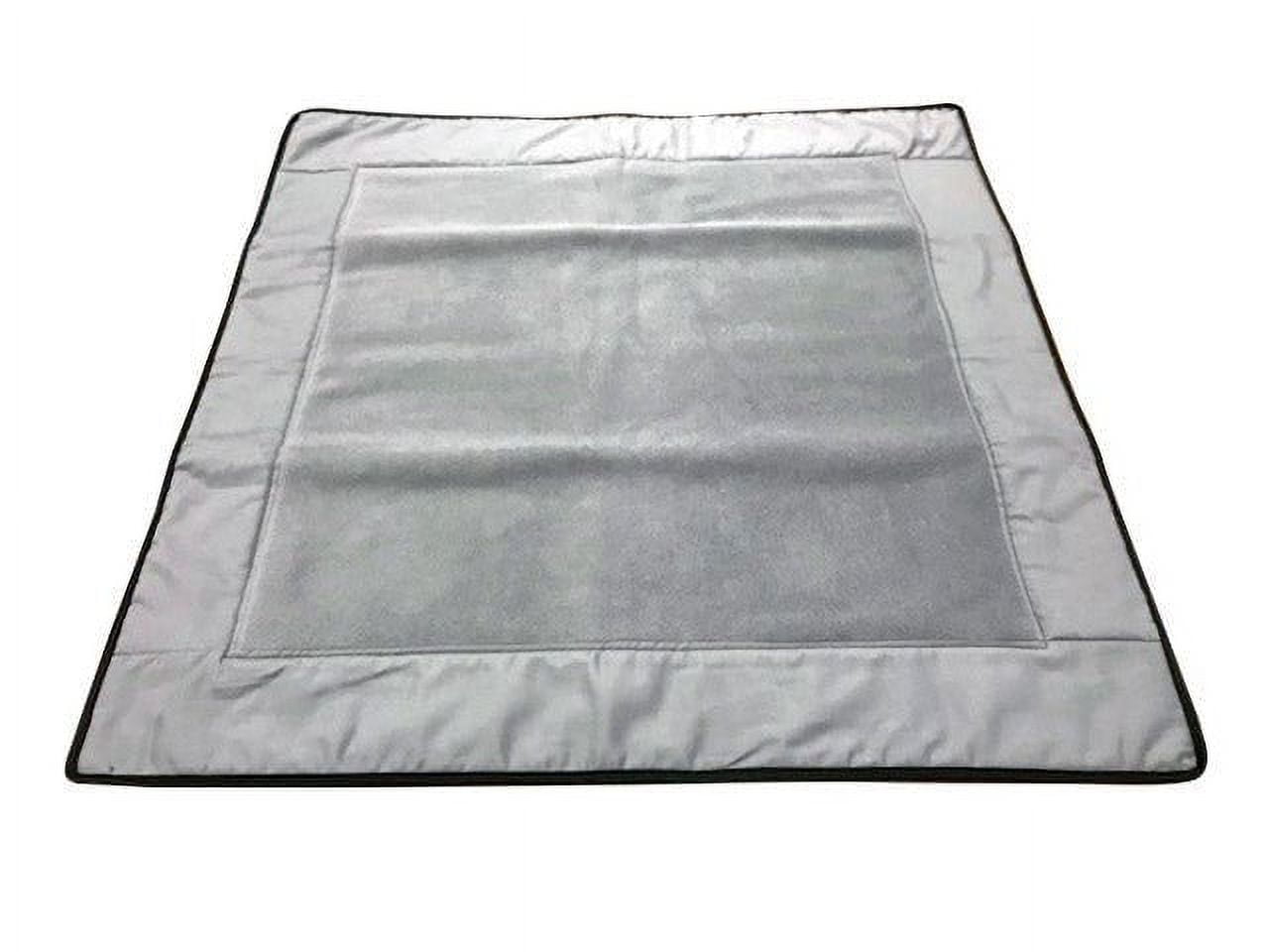 Premium Reversible Pet Sleep Mat 24" X 24" (Made in USA) Color: Gray ...