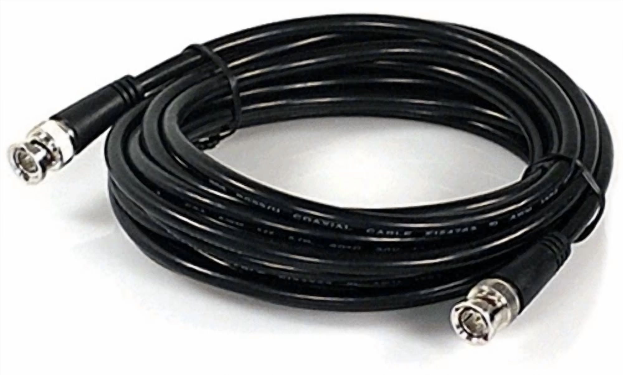 Premium Rgb59 Bnc Male To Male Coaxial Cable - 12Ft - Walmart.com