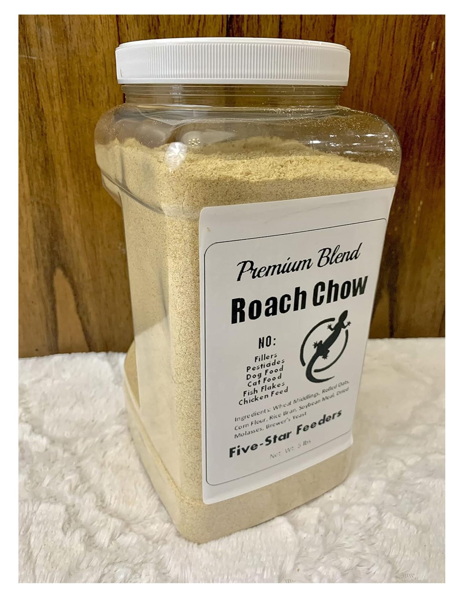 Premium Roach Chow/Cricket Chow Balanced Protein Diet by Five-Star ...