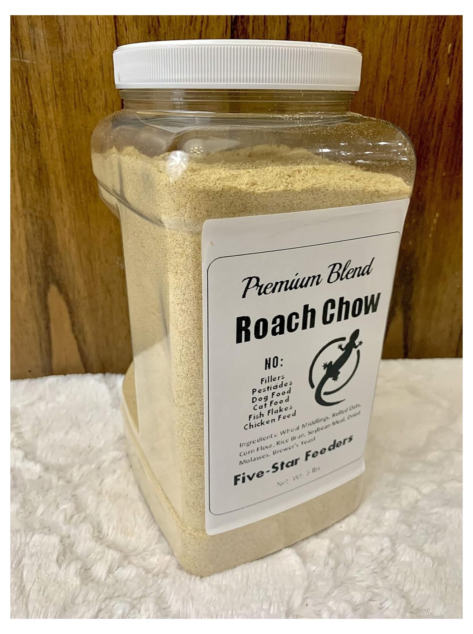 Premium Roach Chow/Cricket Chow Balanced Protein Diet by Five-Star ...