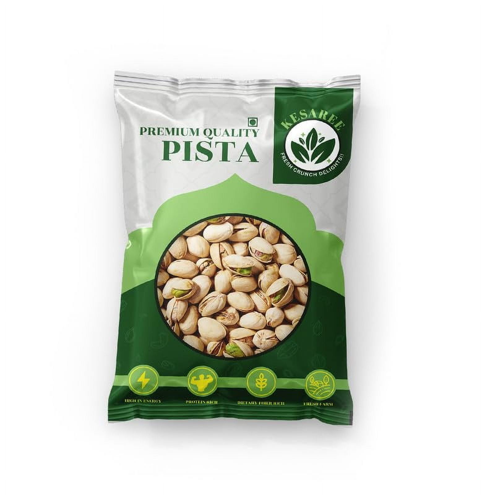 Premium Roasted Pistachios By Kesaree 100gm, | Crunchy & Delicious ...