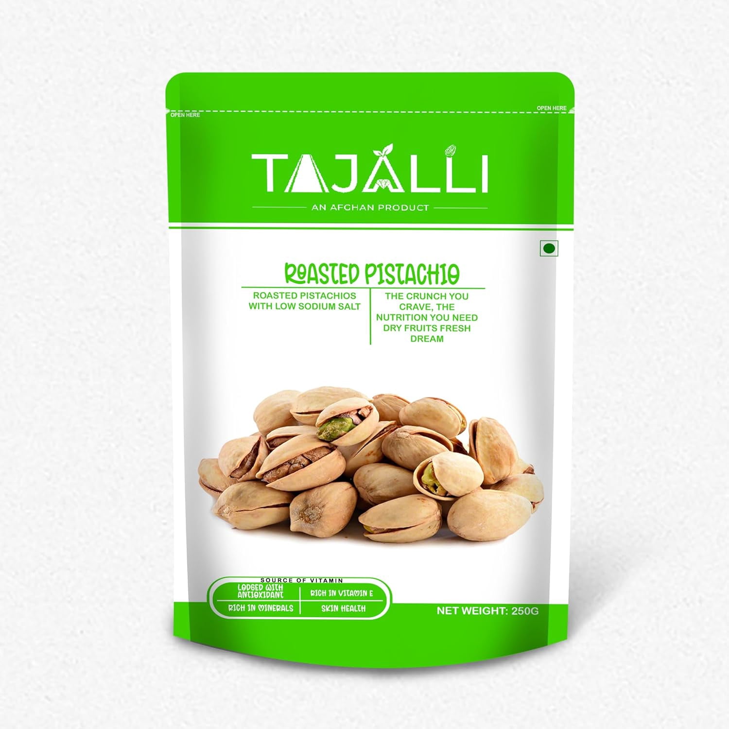 Premium Roasted Pistachios By Tajalli 1kg, | Good Source Of Protein ...