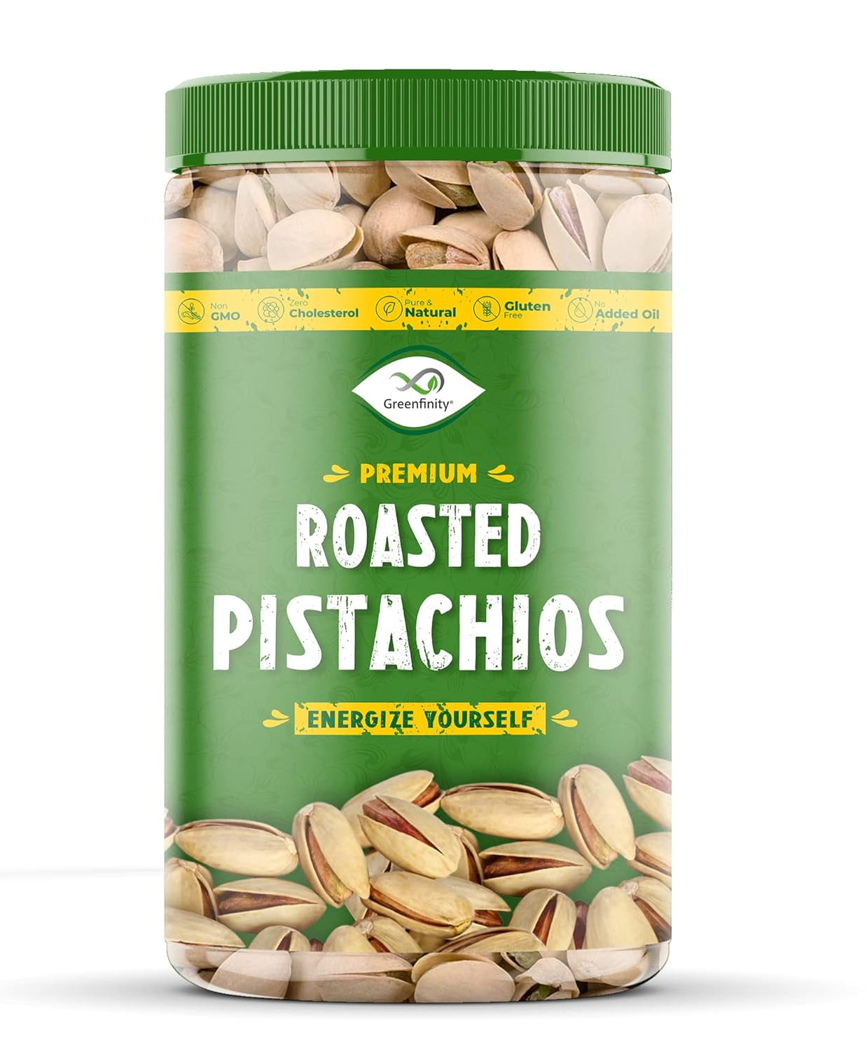 Premium Roasted Pistachios With Shell By Greenfinity 500gm, | Delicious & Nutrients Dry Fruits ...