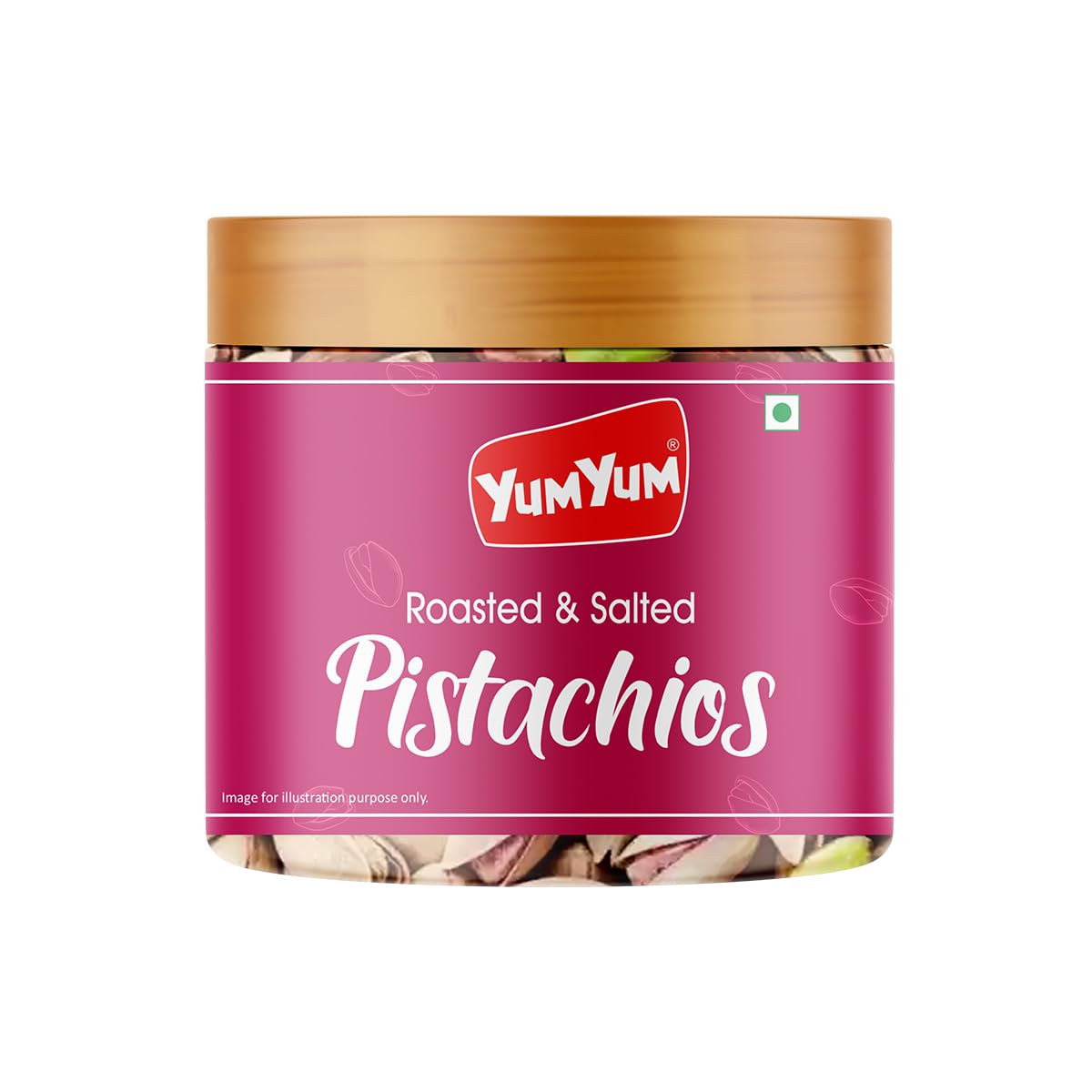 Premium Roasted & Salted Pistachios By Yum Yum 200gm, | High In Protein & Dietary Fiber Tasty ...