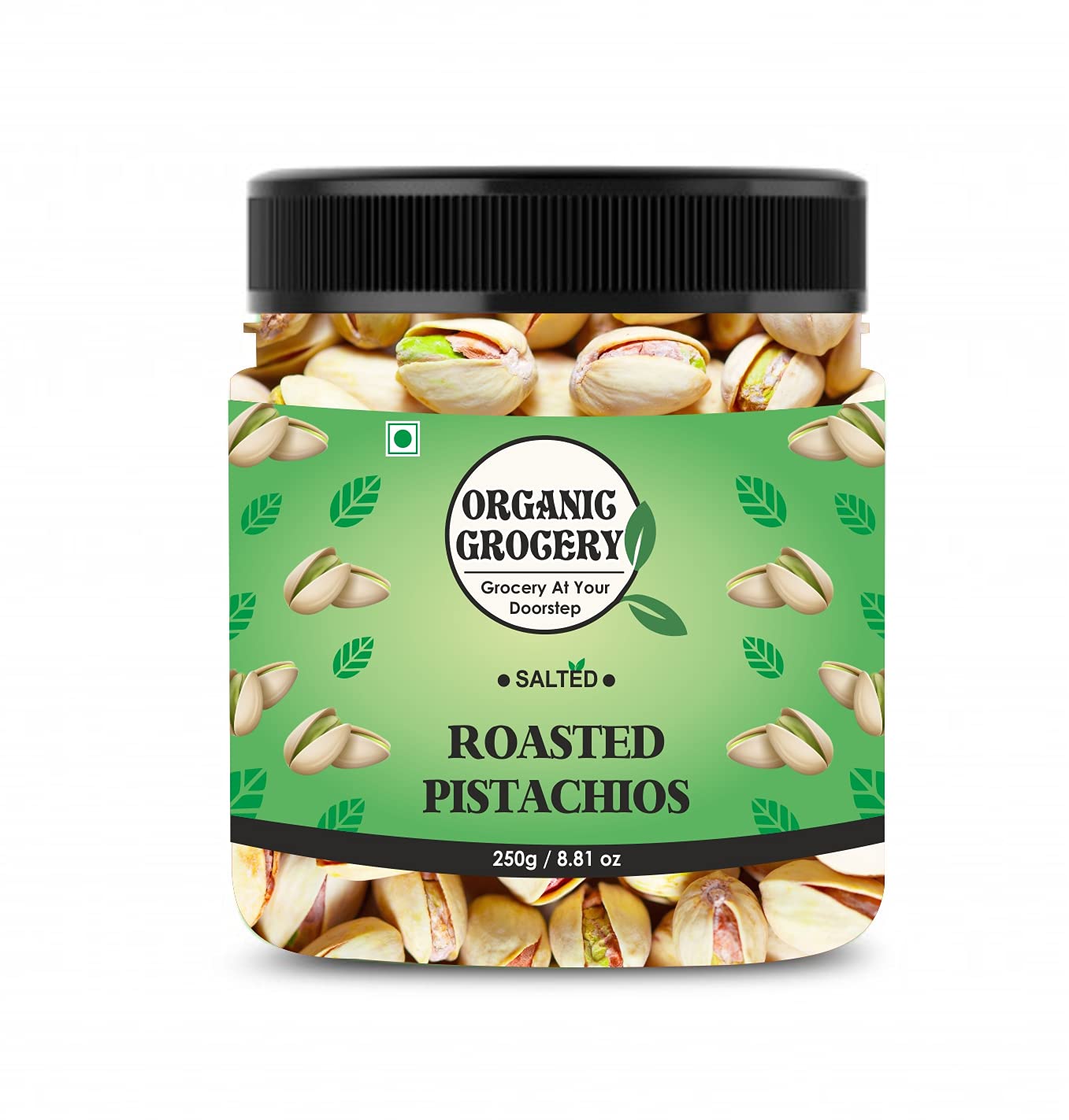 Premium Roasted & Salted Pistachios By Organic Grocery 250gm, | Good Source Of Protein Fiber ...