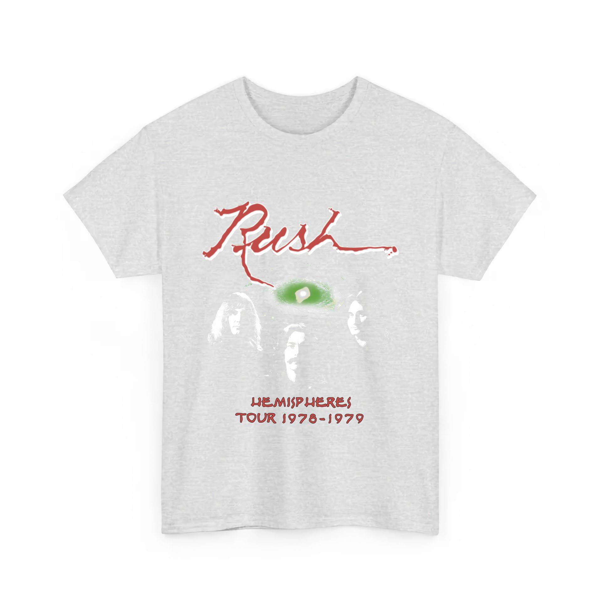 Premium Rock Shirt Vintage Style Hemispheres Tour 1978 Brand New Fast ...