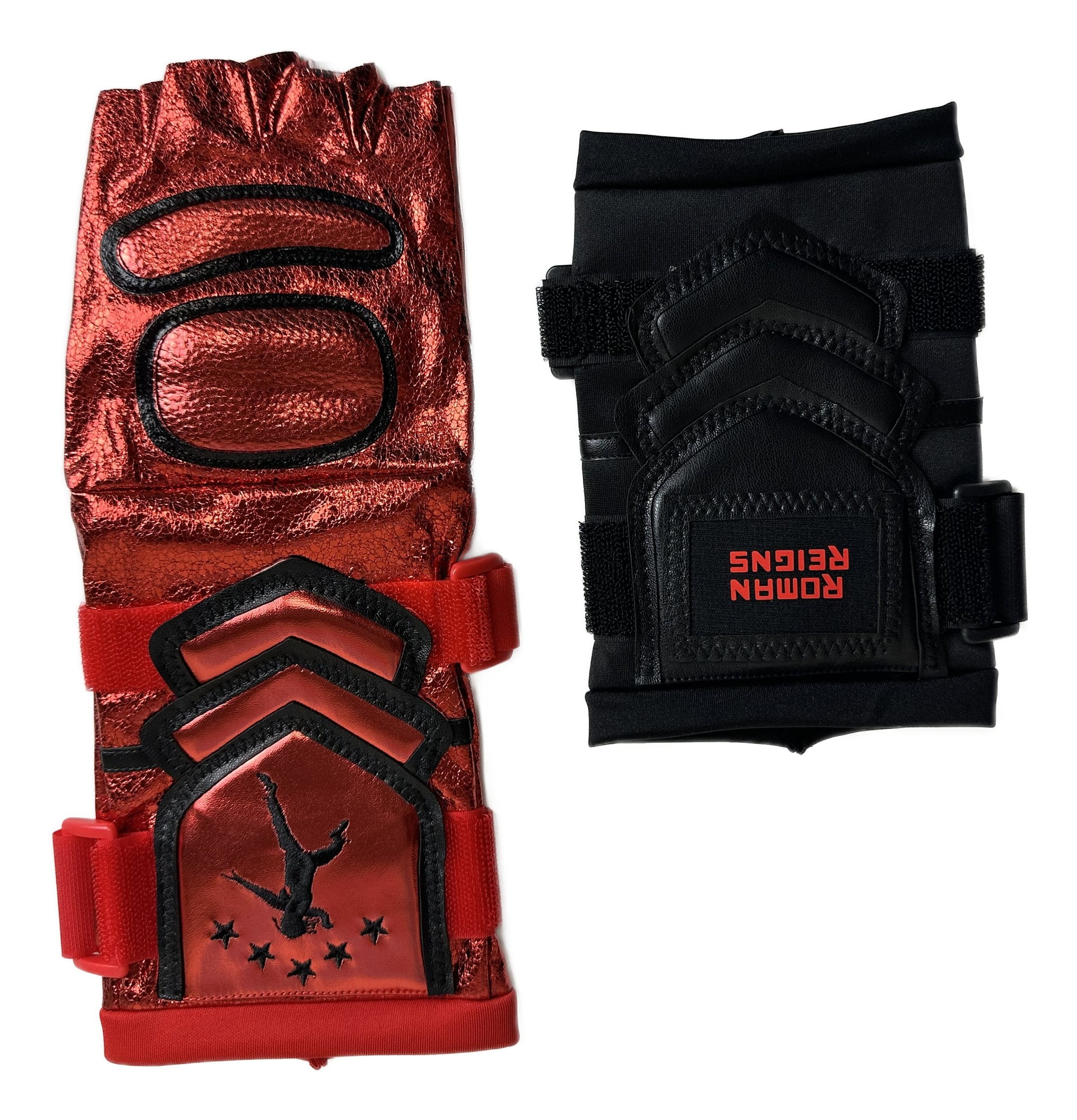Premium Roman Reigns Red Glove and Gauntlet Set - Walmart.com
