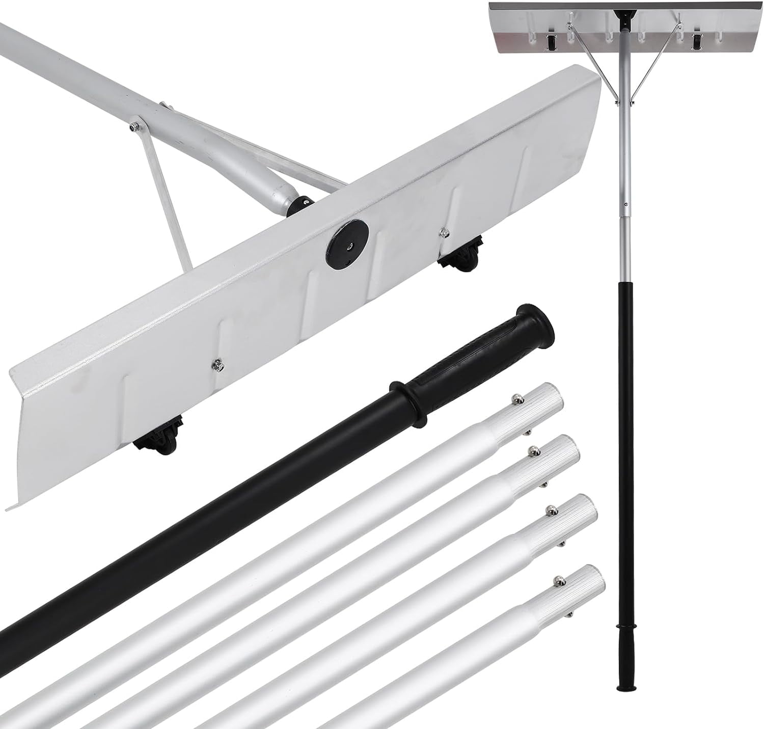 Premium Roof Rakes for Snow Removal - Thickened 5.2ft - 20ft Easy to ...