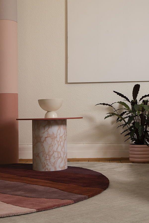 Premium Round Tufted Rug with Spotted Design made with Premium Wool ...