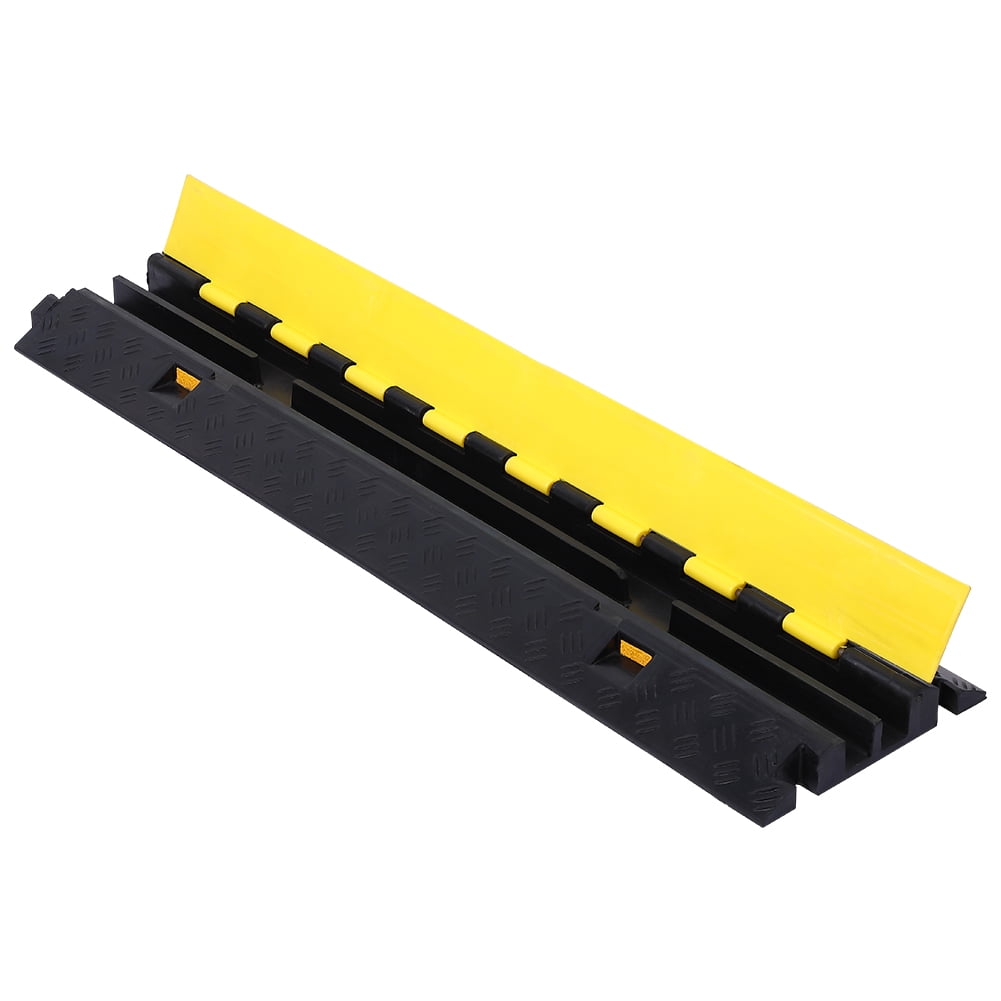 Premium Rubber Cable Protector 2 Channel 12,000 Lbs/strip Load Capacity ...