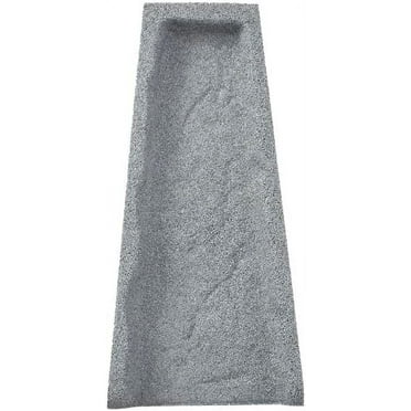 "NuCast Solid Precast Concrete Splash Block 3""x11""x30"" - Rain and ...