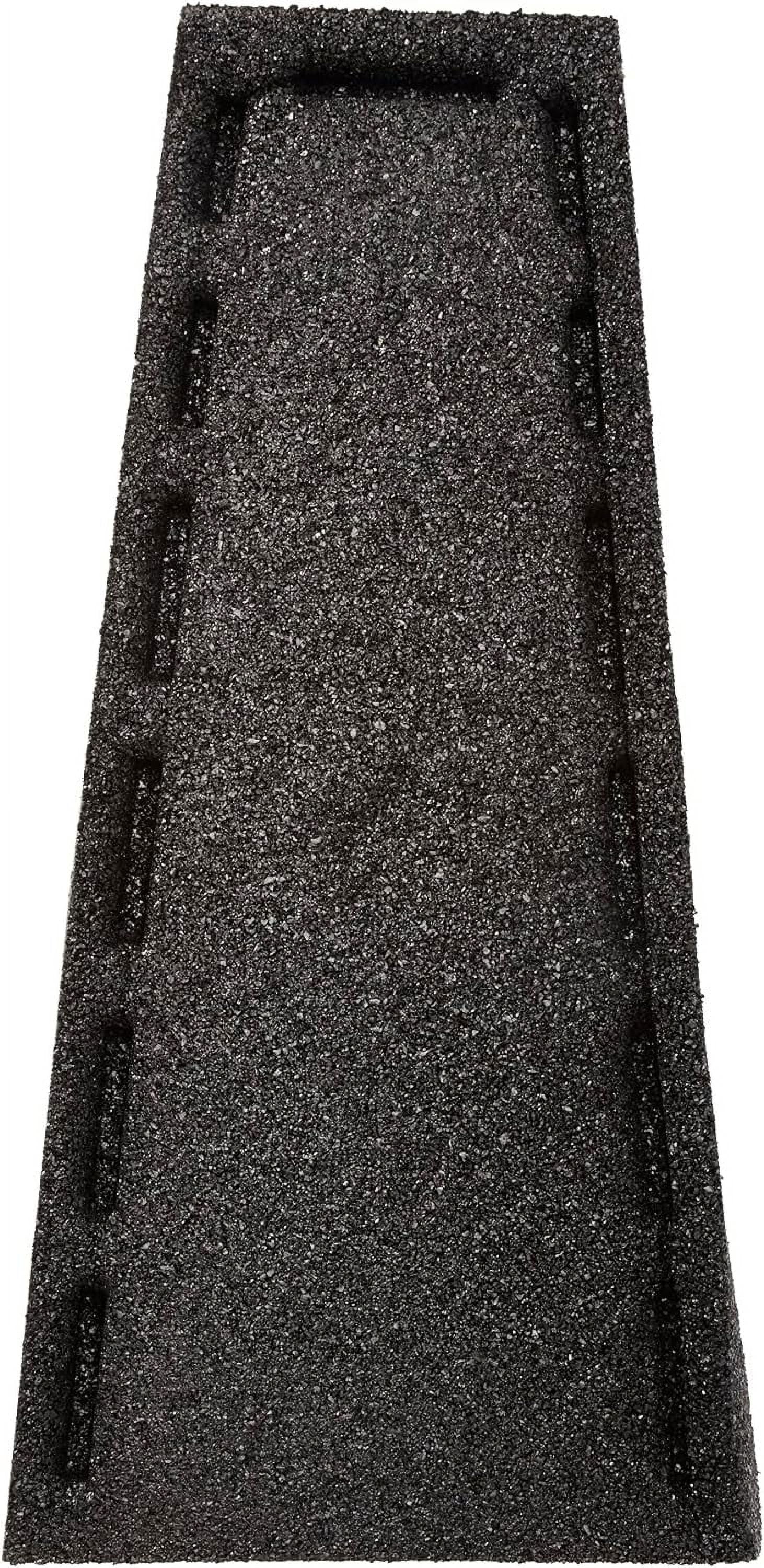 Premium Rubber Downspout Splash Block Rain Guard Stone Textured Drain ...