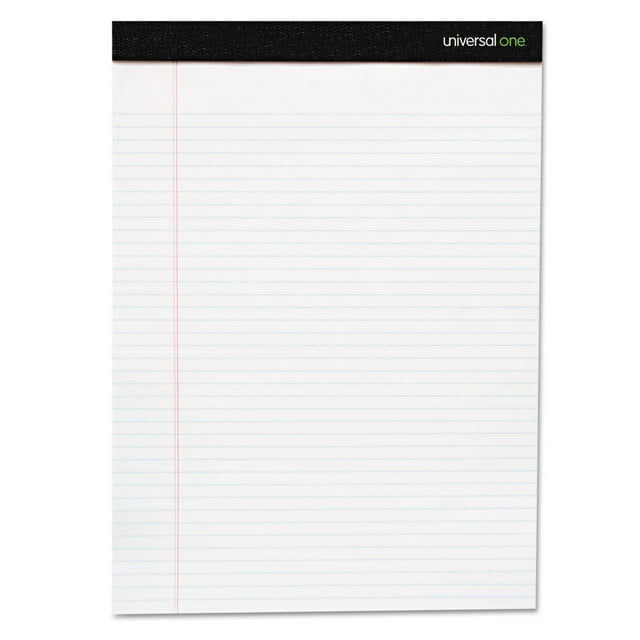 Premium Ruled Writing Pads, Narrow Rule, 5 x 8, White, 50 Sheets, 6 ...