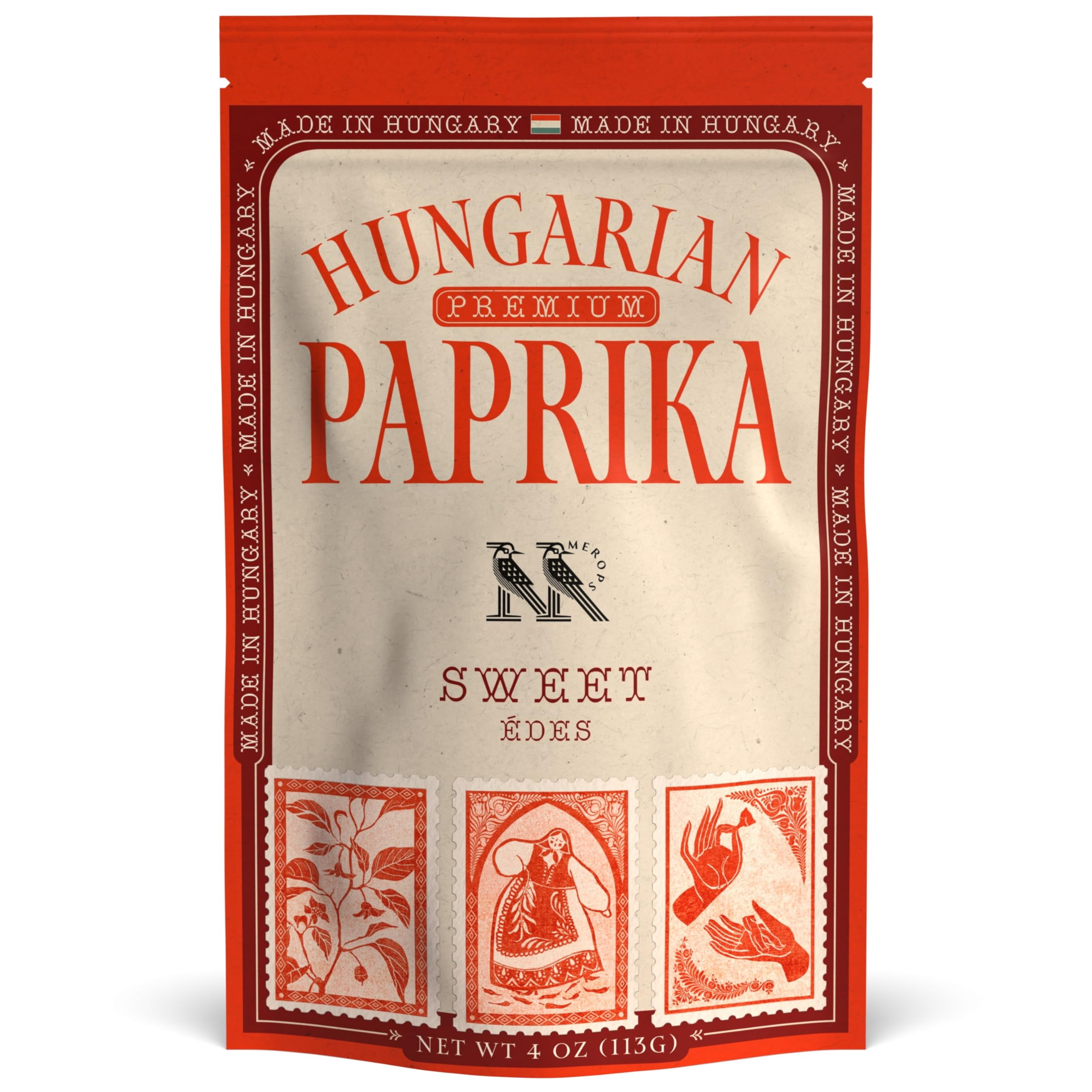 Premium SWEET Hungarian Paprika TMA2 Powder (4 oz) - Non-GMO - Red ...