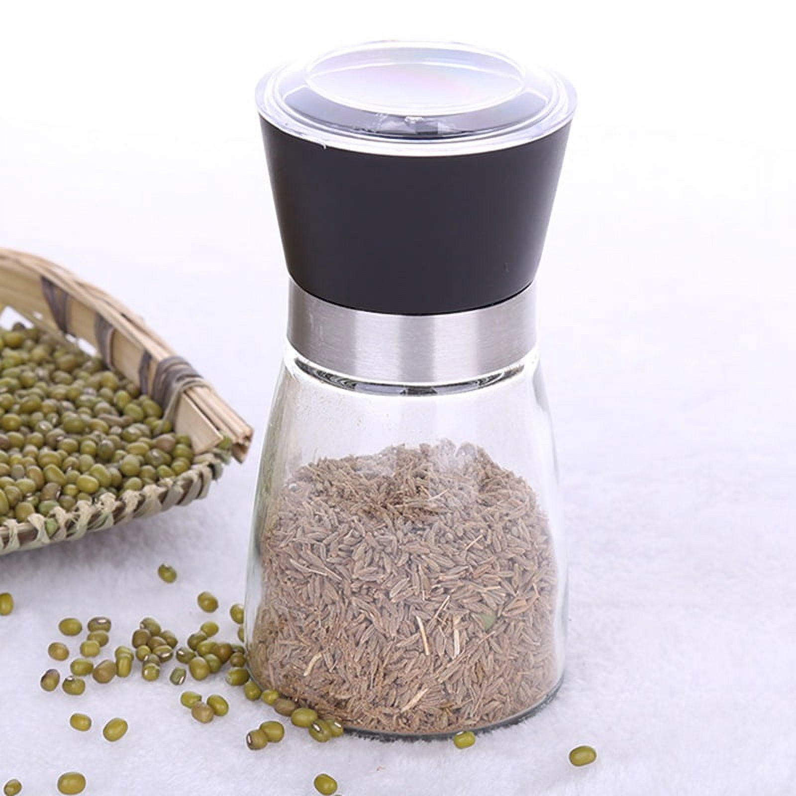Premium Salt and Pepper Grinder Set - Copper Stainless Steel Mill for ...