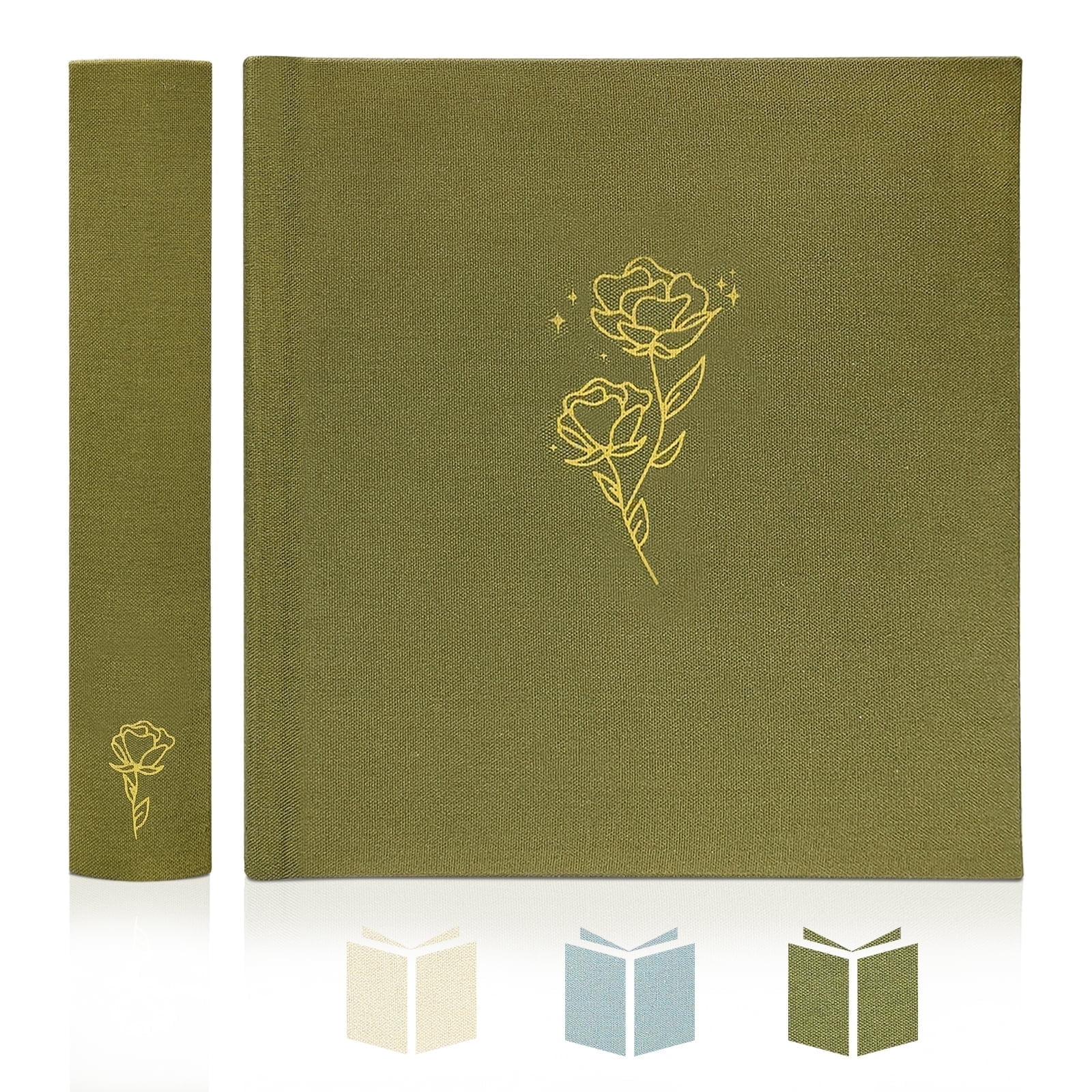 Customizable Scrapbook Album with Writing Space - Acid-Free 11.6 x 13 ...