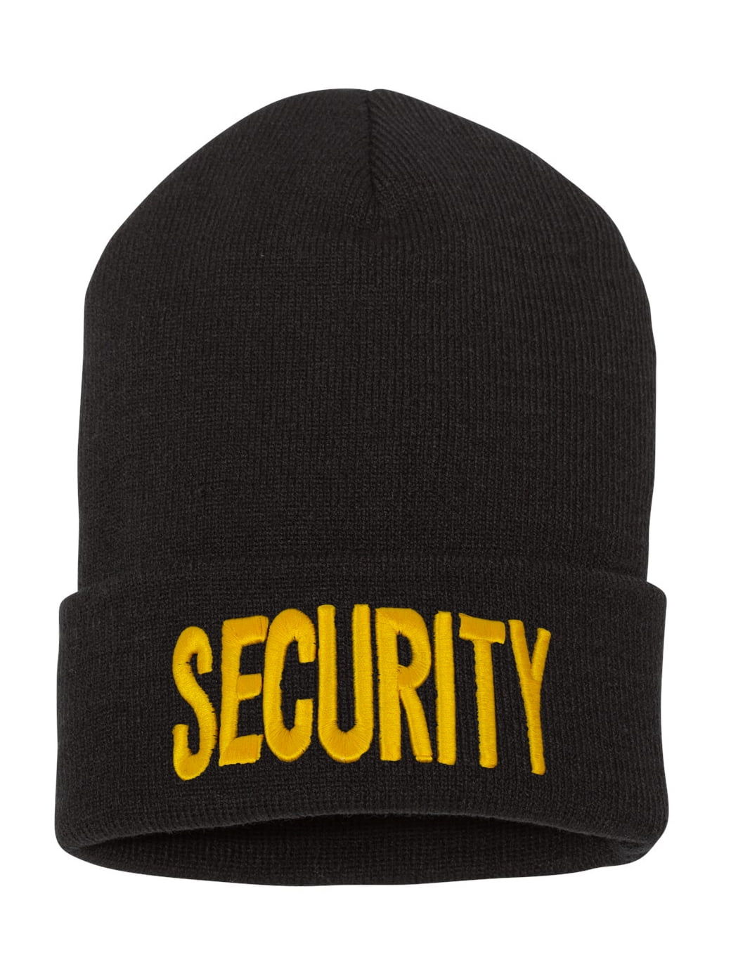 Premium Security Beanie For Men - Winter High Visibility 3D Embroidered ...