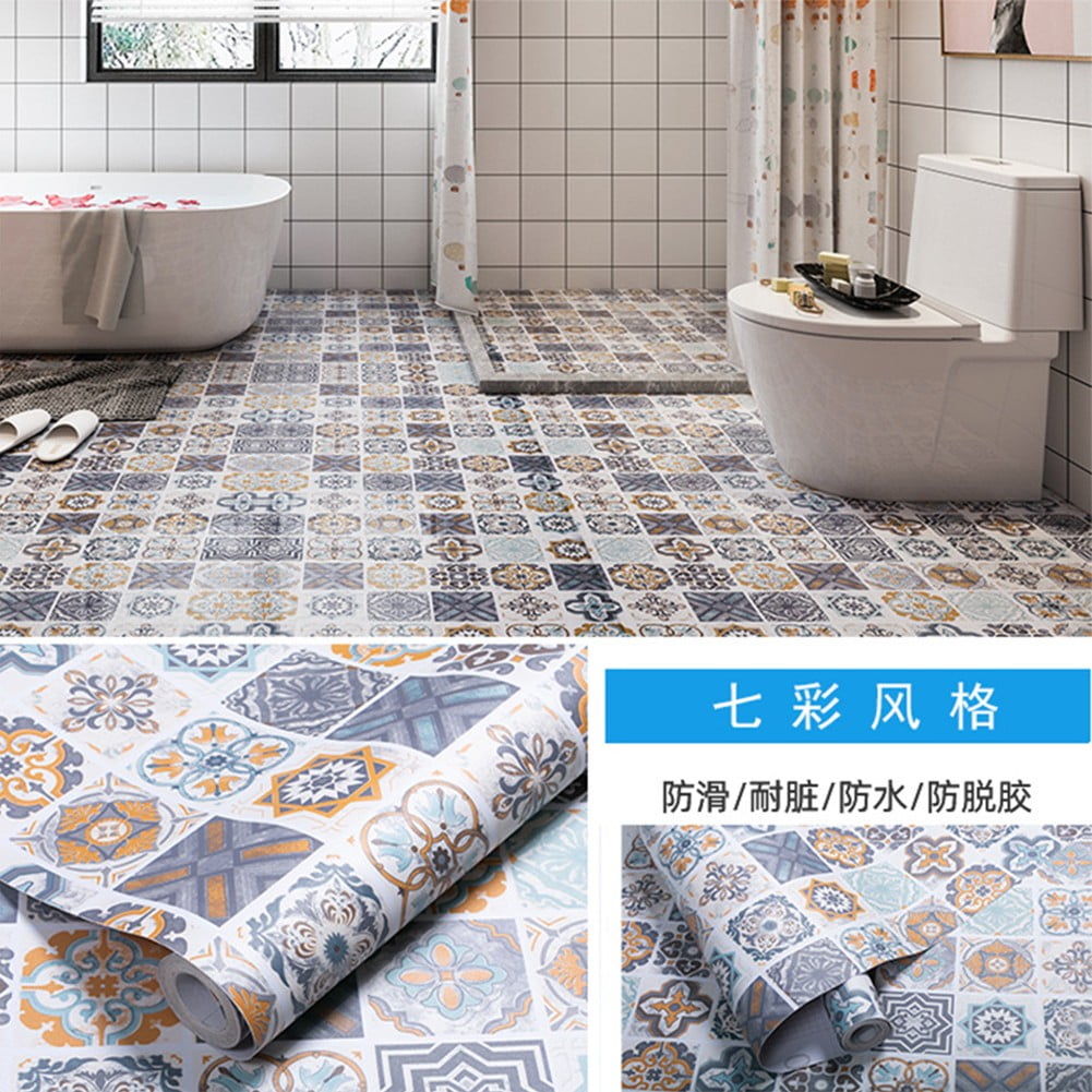 Premium Self-Adhesive Waterproof Bathroom Floor Stickers - Enhance Your ...