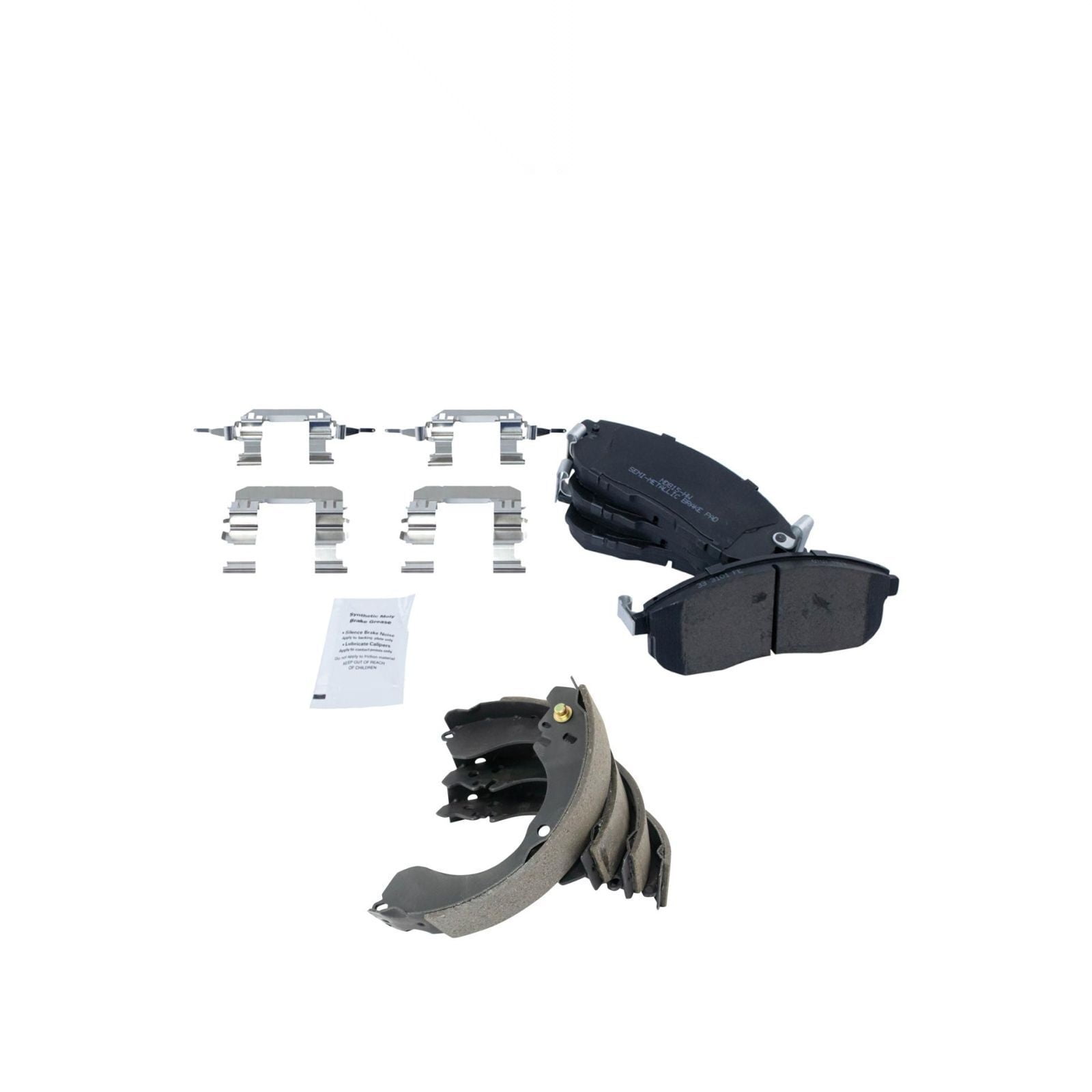 Premium Semi-Metallic Disc Brake Pads with Premium Posi Bonding (For ...