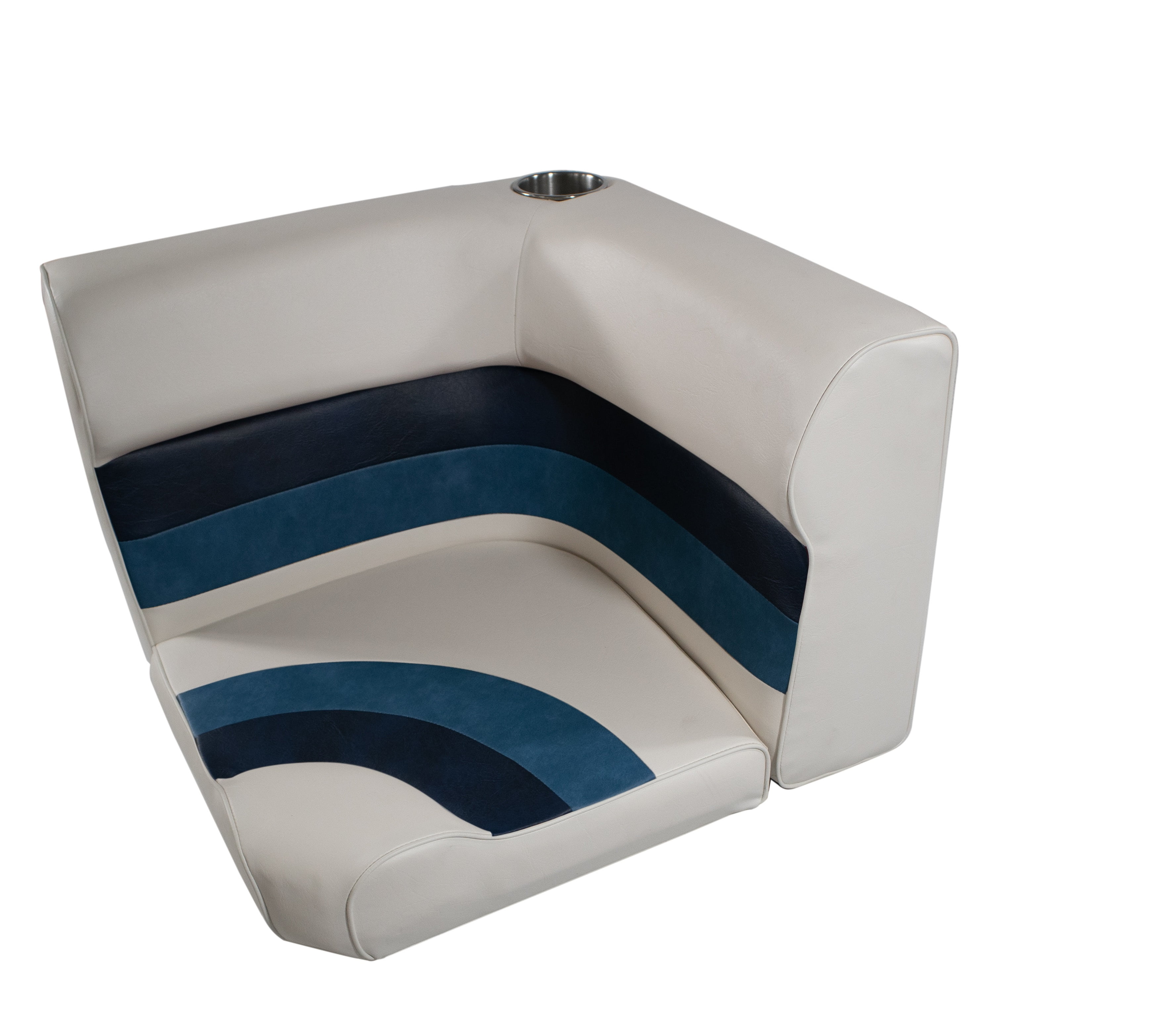 Premium Series Pontoon Radius Corner Cushion Set Only 3007-AADK White ...