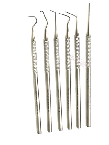 Premium Set of 10 Stainless Steel Precision Micro Probe Set Combo ...