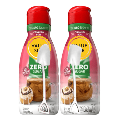 Premium Shelf-stable Non-Dairy Liquid Coffee Creamer.- Two (2) 32 fl oz ...