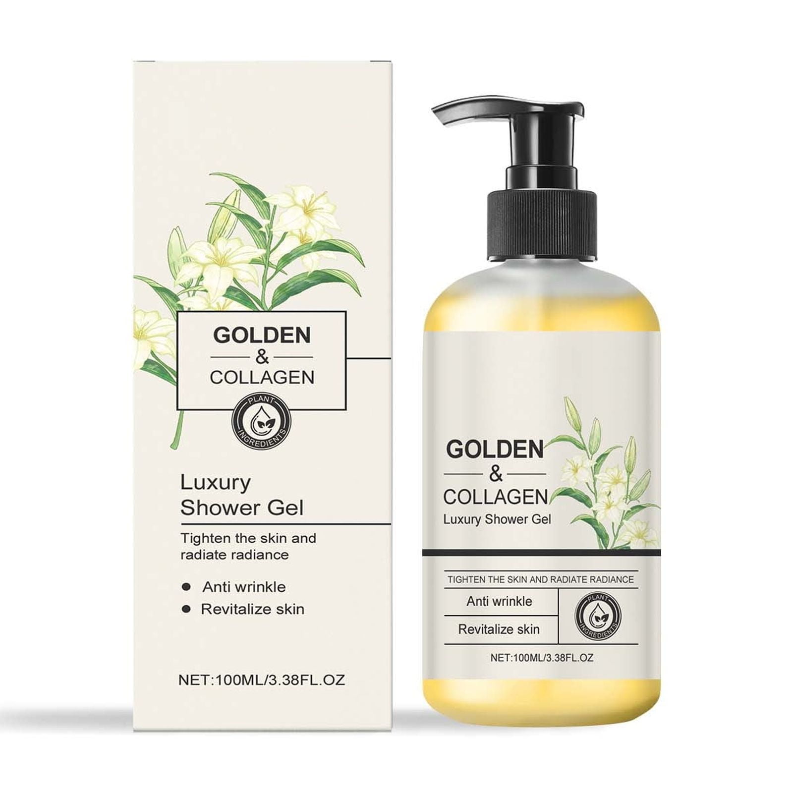 Premium Shower Gel Body Wash with Golden Collagens Moisturizing ...