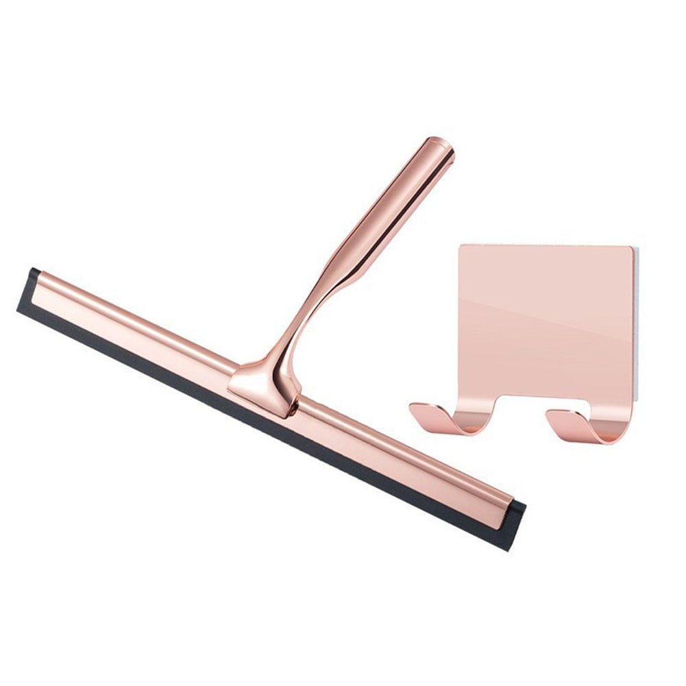 Premium Shower Squeegee with Replaceable Silicone Lip and Ergonomic ...