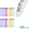 UEG CLUB Elastic Shoe Laces, Durable Silicon No Tie Shoelaces for ...
