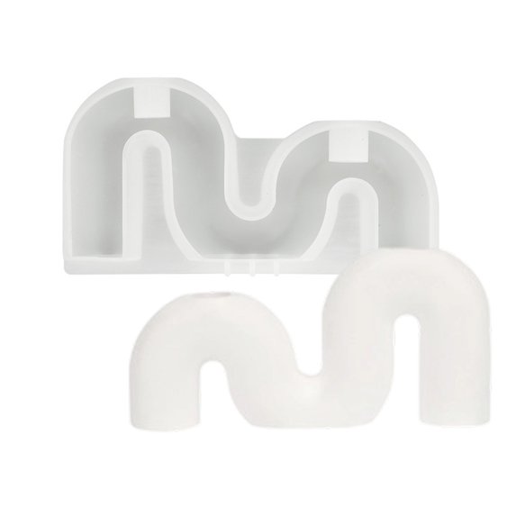 Premium Silicone Candle Molds with Arched S and M Shapes Reusable ...