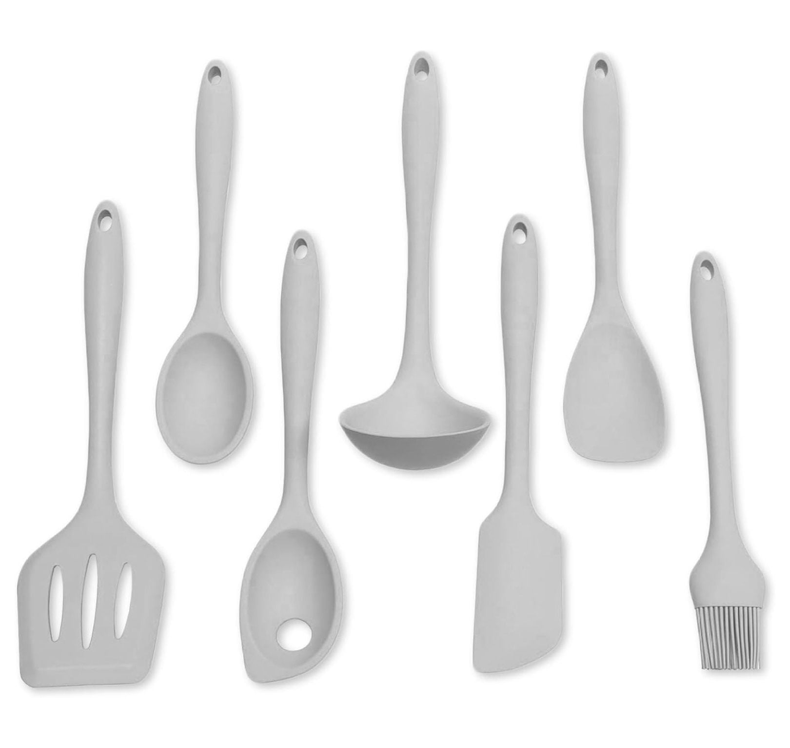 - Premium Silicone Kitchen Tools and Utensils Set, Non-Scratch ...