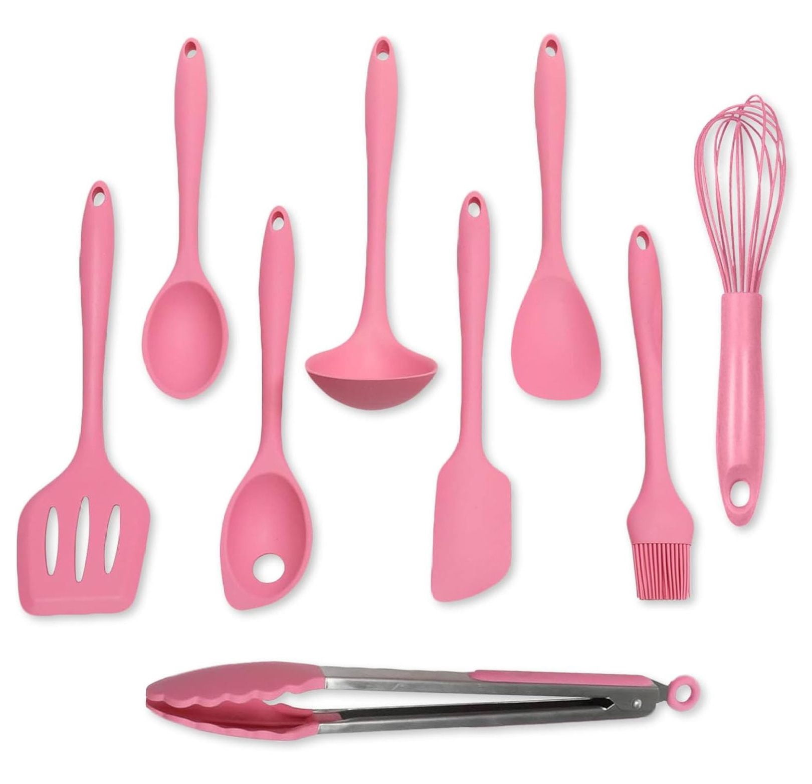 - Premium Silicone Kitchen Tools and Utensils Set, Non-Scratch ...