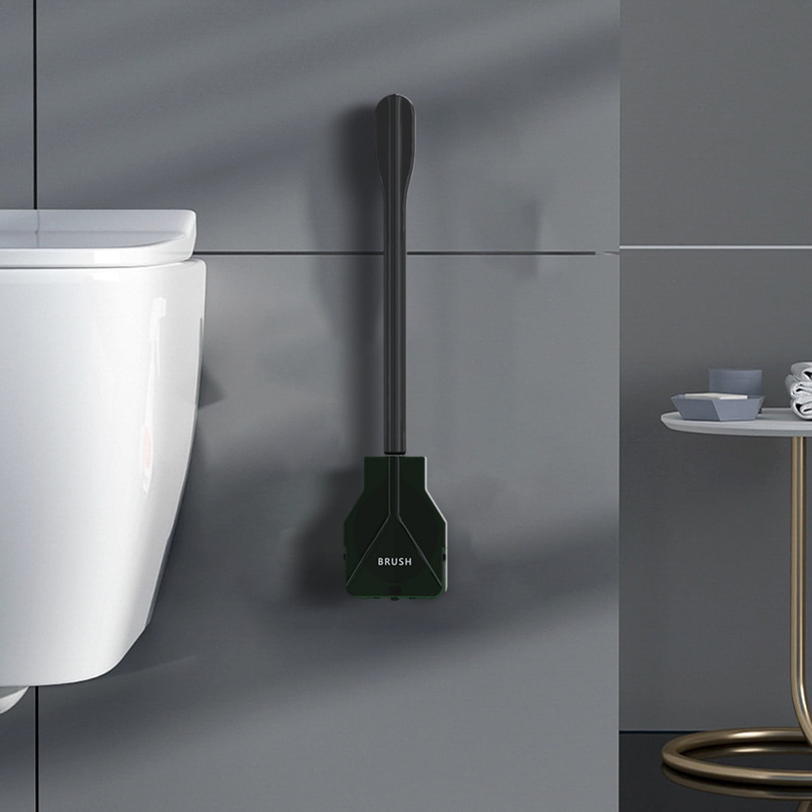 Premium Silicone Toilet Brush - Seoul Black | Hygienic & Drip-Free ...